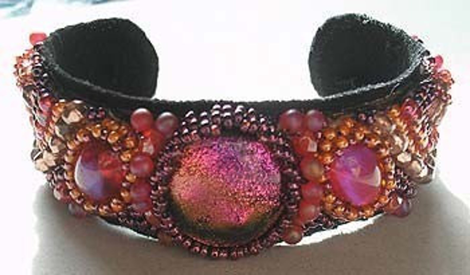 Beginning Bead Embroidery Pattern or Instructions - Seed Bead ...