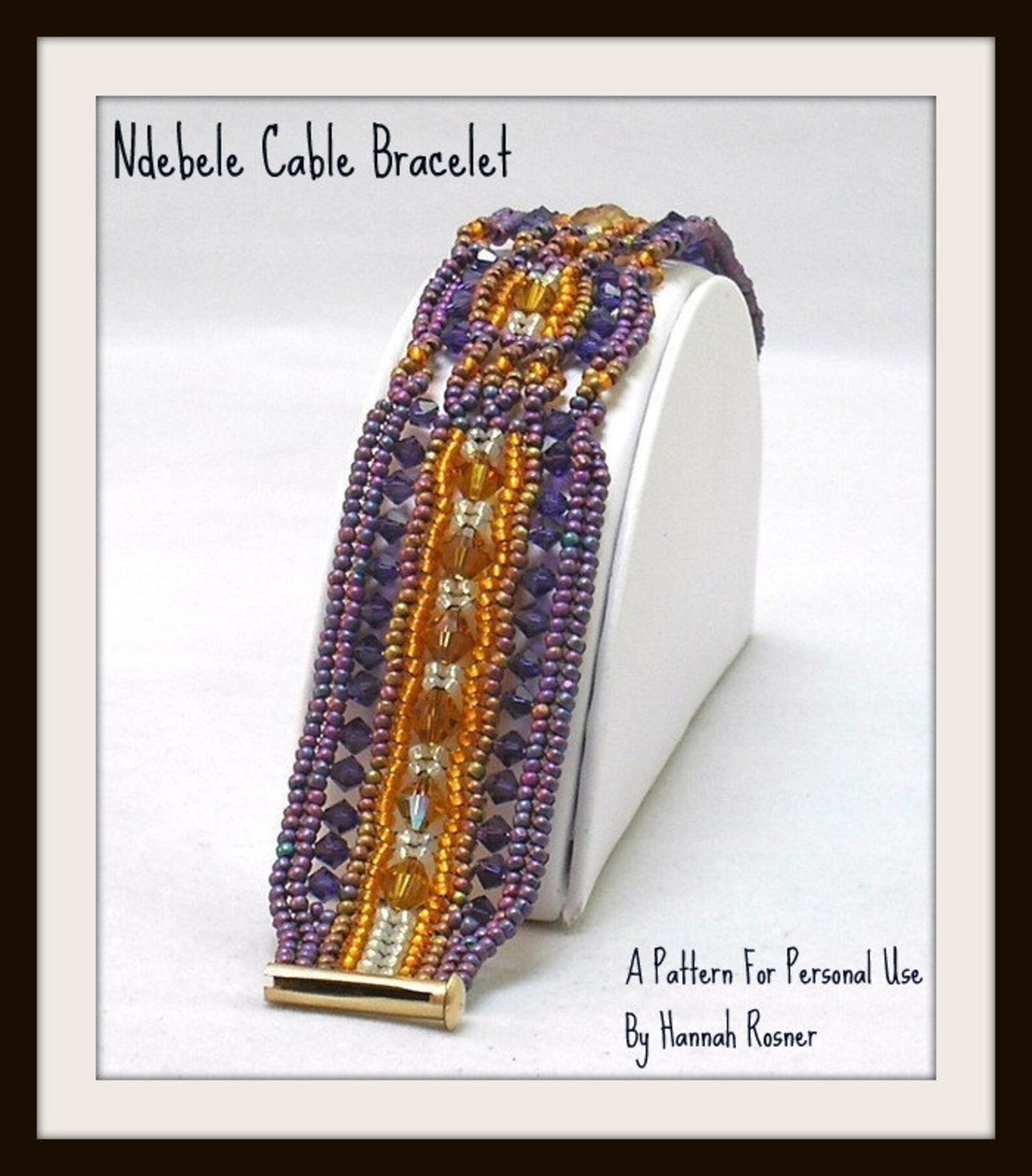 Bead Pattern Ndebele Crystal Cables Intermediate Level Herringbone ...