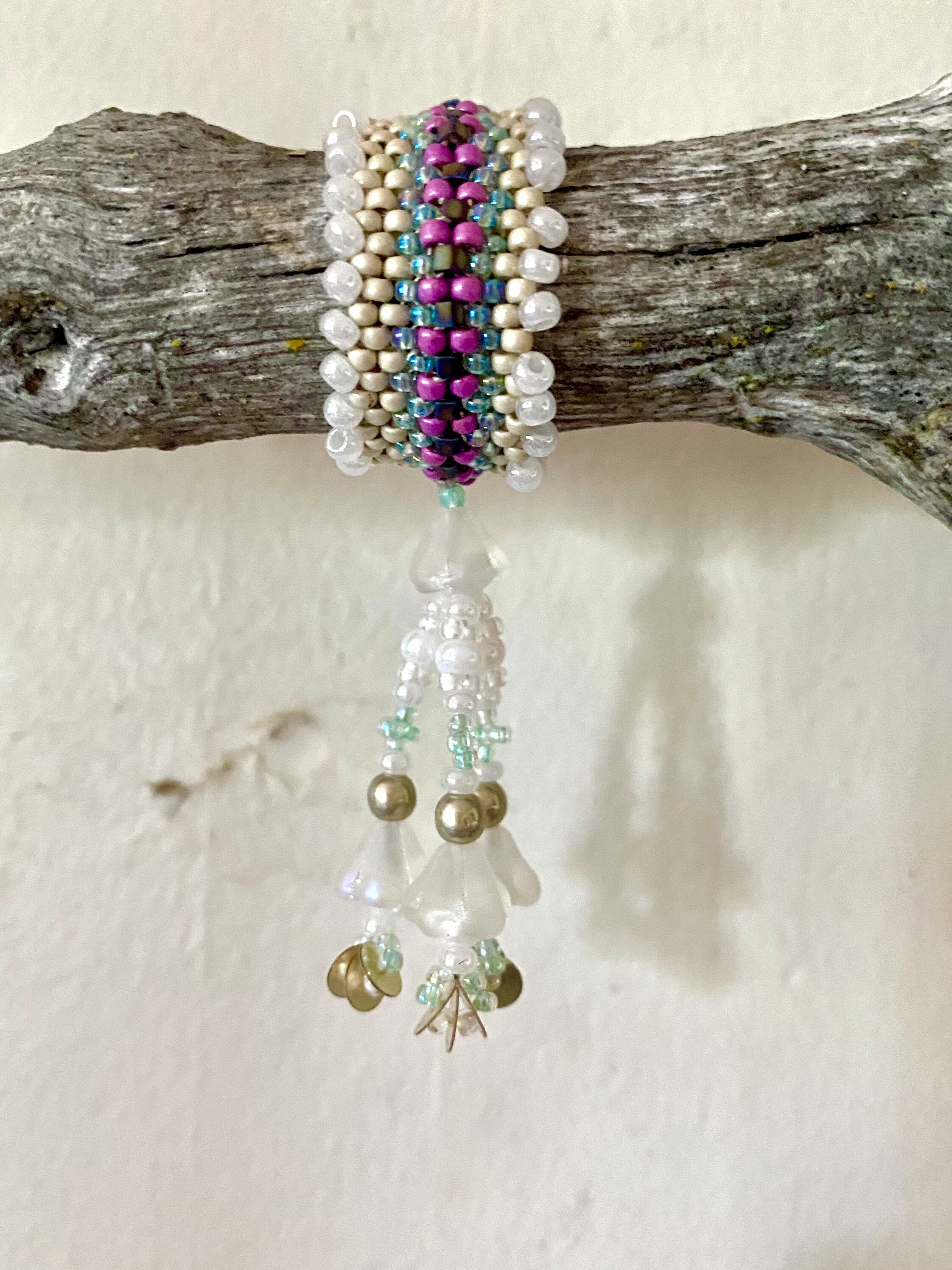 Moon Moth Luna Moth Seed Bead, Goldwork & Thread Painting Wall Hanging ...