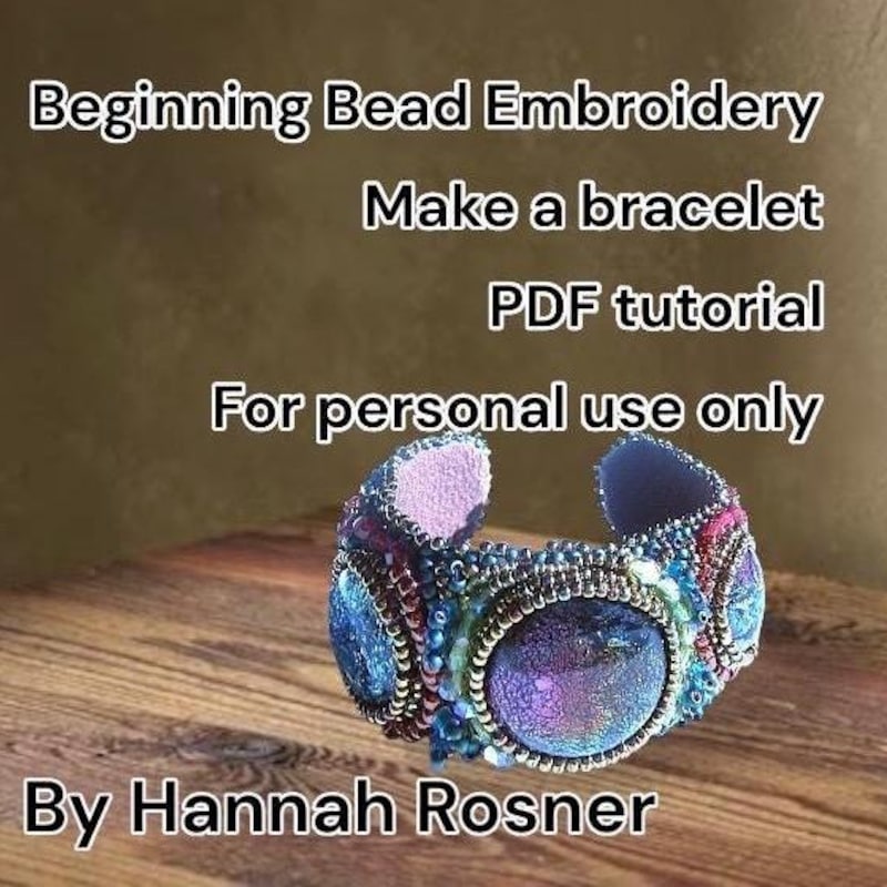 Bead Embroidery Cuff - Etsy