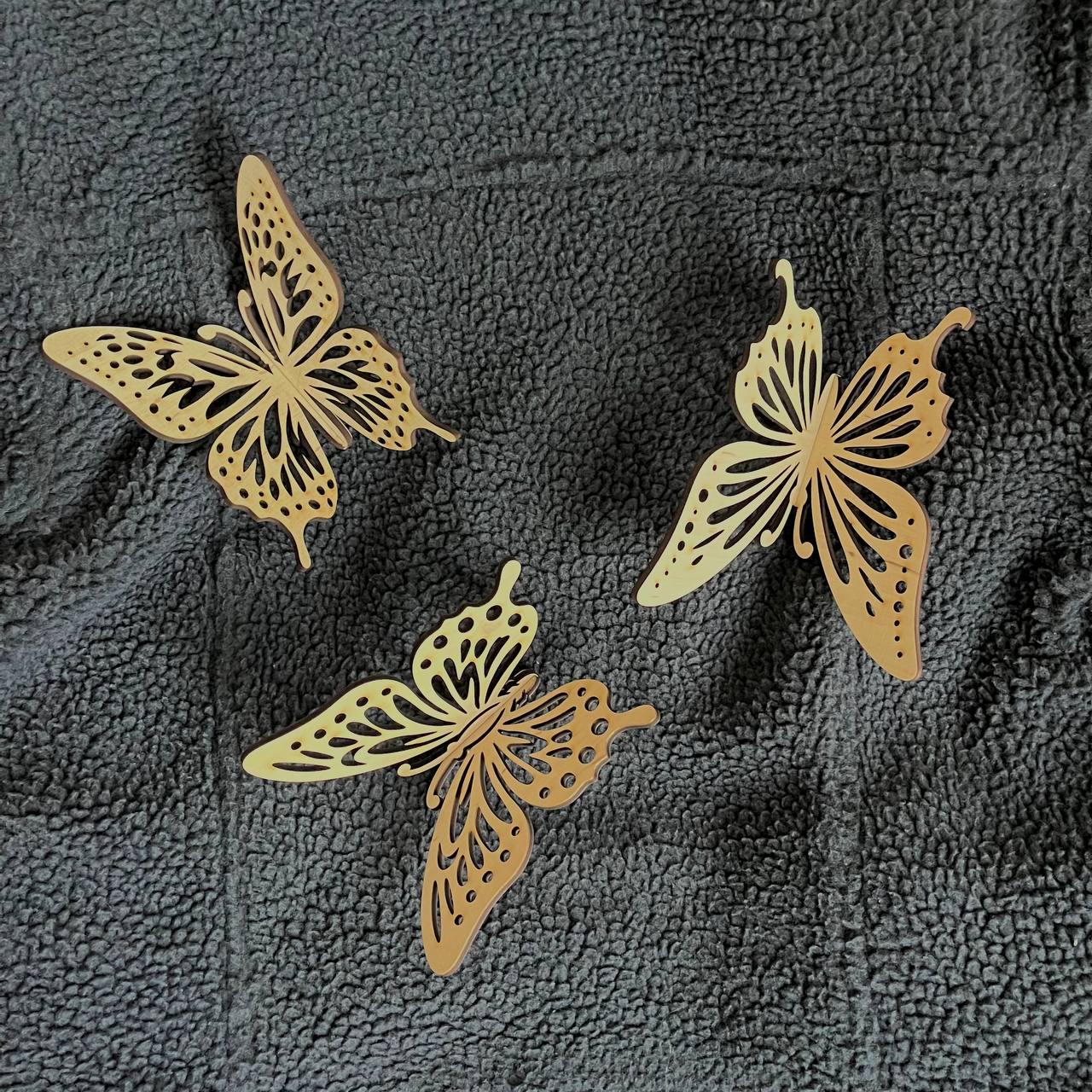 3D Butterfly 3 Bundle Laser Cut Files, Home and Garden Decor Laser Cut ...