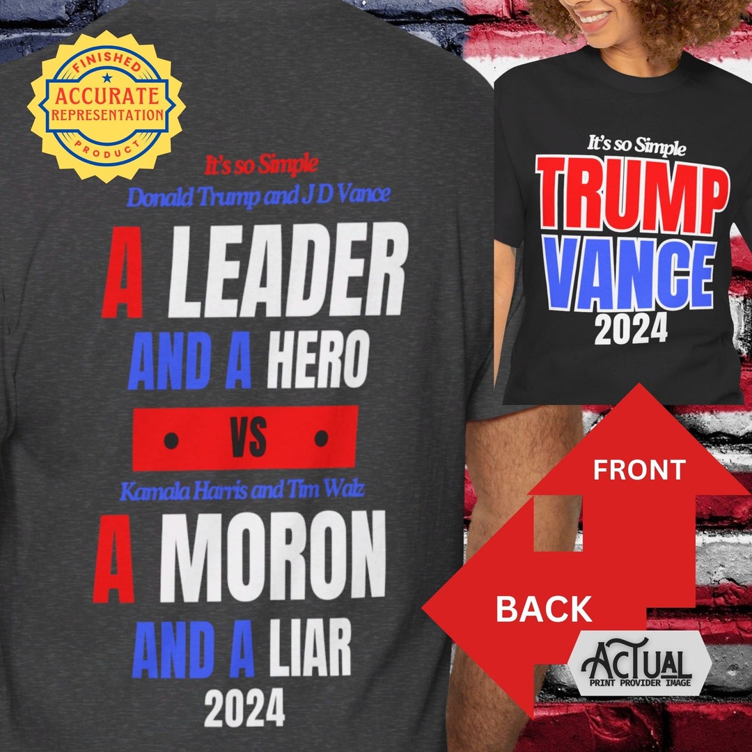 Trump Shirt 2024 Trump Vance 24 Trump 2024 Election JD Vance Shirt MAGA ...