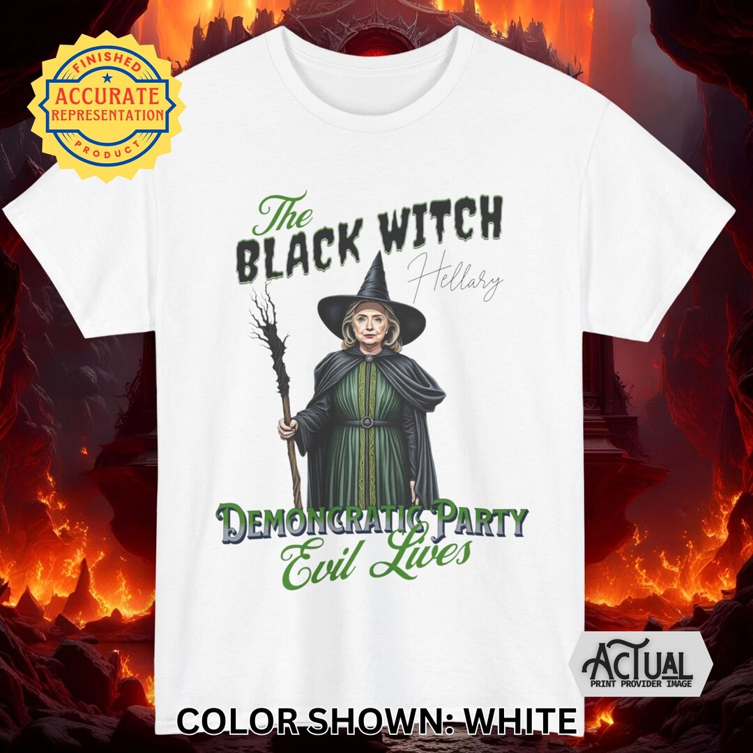 Hillary Clinton Shirt Evil Lives Demoncratic Party She-devil Witch - Etsy