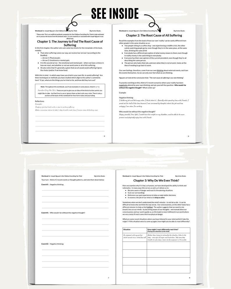 Don't Believe Everything You Think Why Your Thinking is the Beginning ...