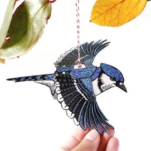 Bluejay Bird Mobile, Paper Art, Diy Craft, Paper Craft, Bird Craft ...