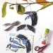 Bluejay Bird Mobile, Paper Art, Diy Craft, Paper Craft, Bird Craft ...