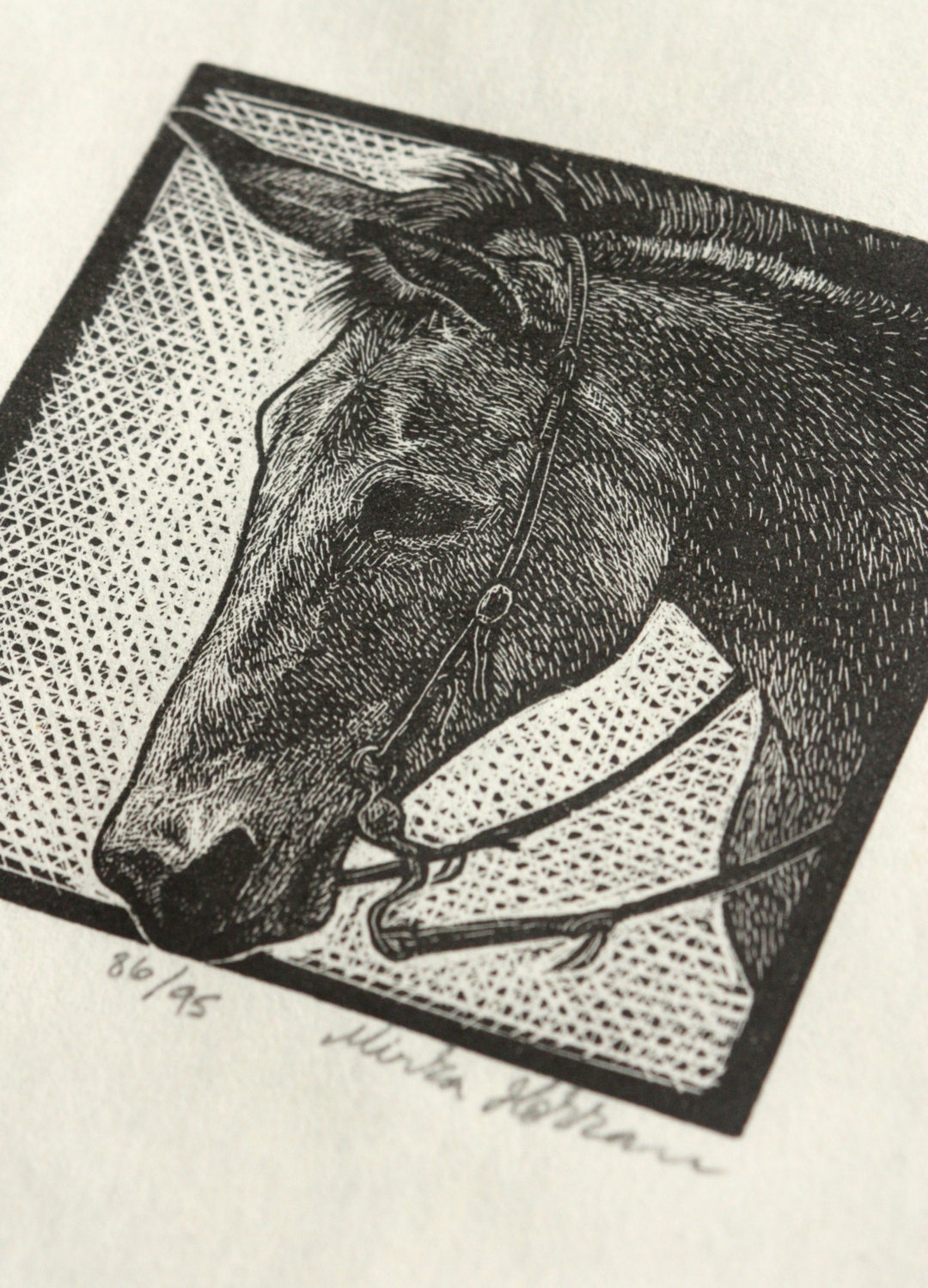 Western Mule Print - Country Decor - Mule Print - Original Wood ...