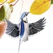 Bluejay Bird Mobile, Paper Art, Diy Craft, Paper Craft, Bird Craft ...