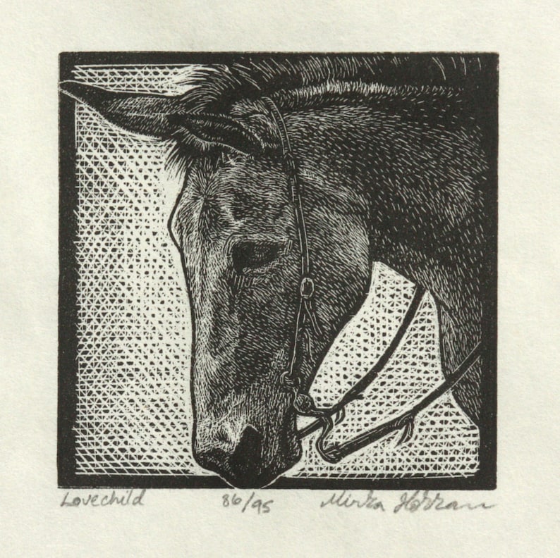 Western Mule Print - Country Decor - Mule Print - Original Wood ...