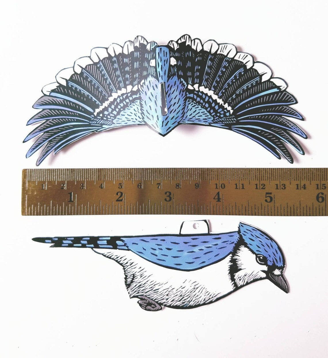 Bluejay Bird Mobile, Paper Art, Diy Craft, Paper Craft, Bird Craft ...