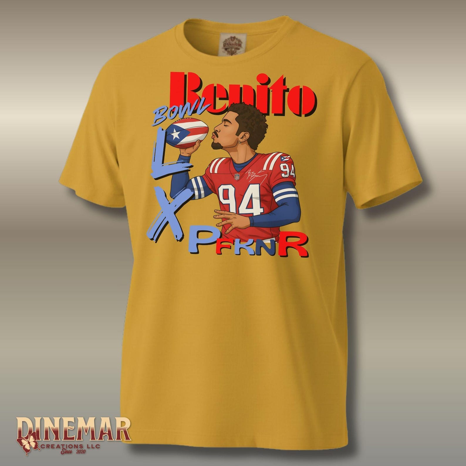 Bad Bunny Bowl | Puerto Rico Football | PFKNR | PNG Download - Etsy