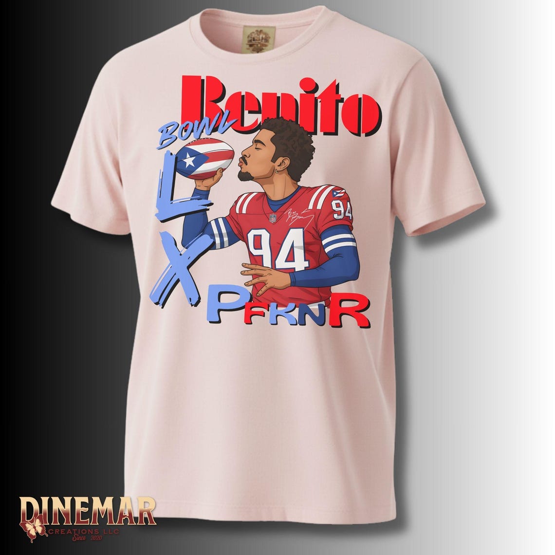 Bad Bunny Bowl | Puerto Rico Football | PFKNR | PNG Download - Etsy