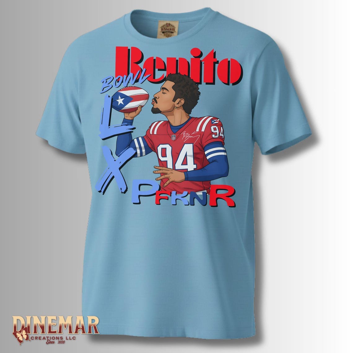 Bad Bunny Bowl | Puerto Rico Football | PFKNR | PNG Download - Etsy