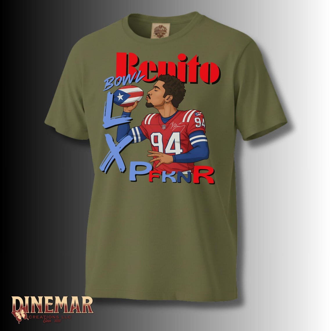 Bad Bunny Bowl | Puerto Rico Football | PFKNR | PNG Download - Etsy