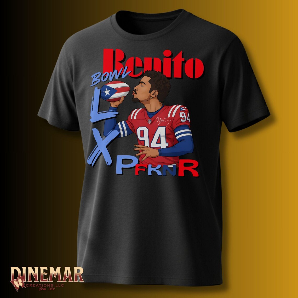 Bad Bunny Bowl | Puerto Rico Football | PFKNR | PNG Download - Etsy
