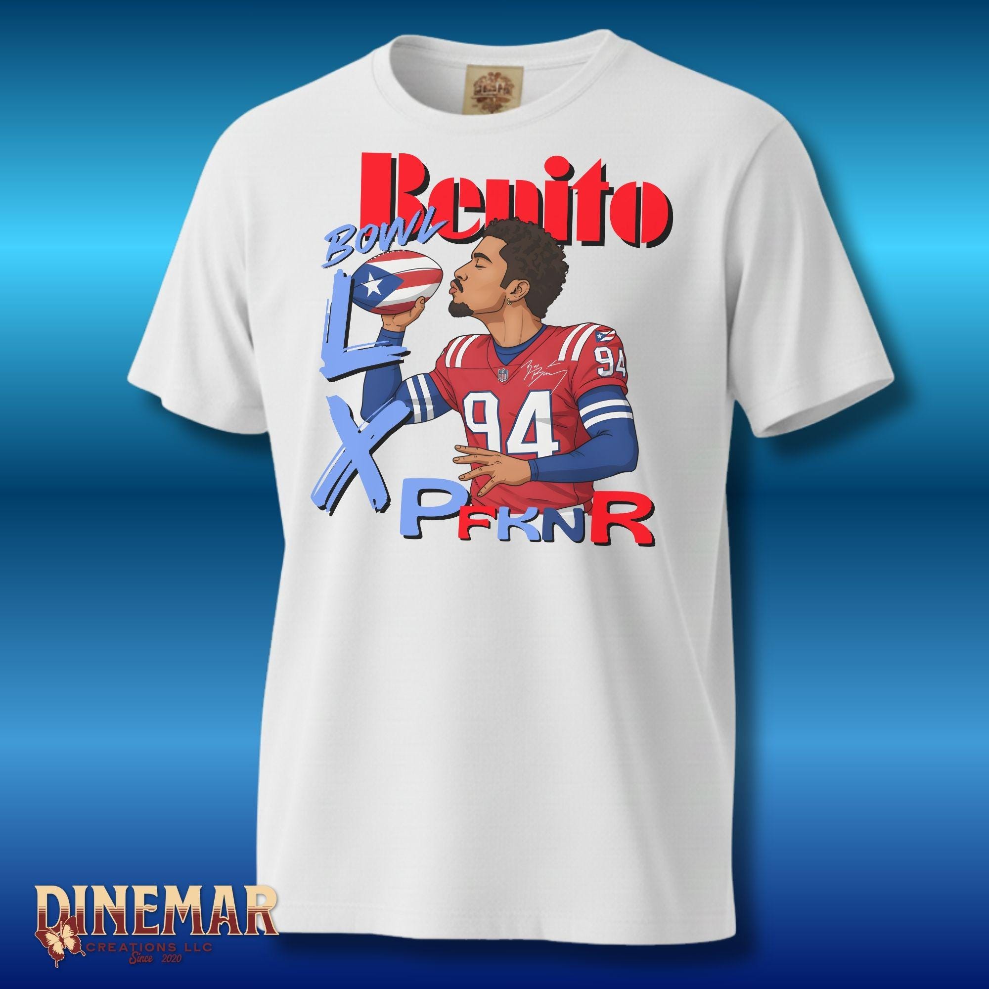 Bad Bunny Bowl | Puerto Rico Football | PFKNR | PNG Download - Etsy
