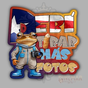 Debi Tomar Mas Fotos- Sticker-bad Bunny - Etsy