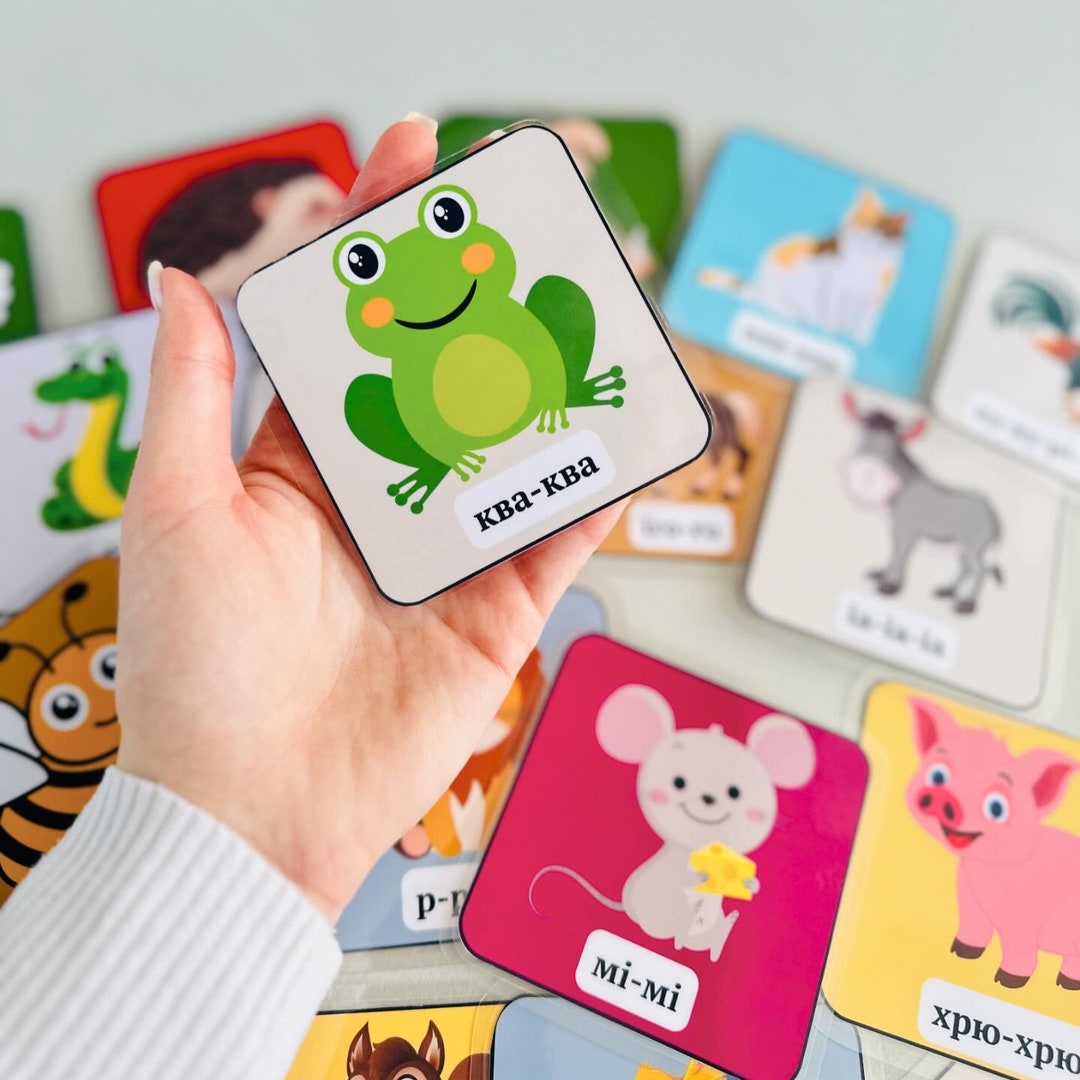 Handmade Flashcards for Kids. Laminated Educational Flashcards for ...