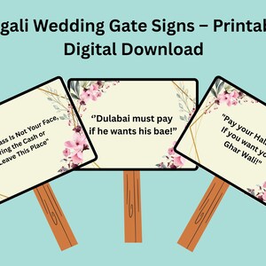 Bengali Wedding Gate Sign – Funny Rhyming Signs (digital Download) - Etsy