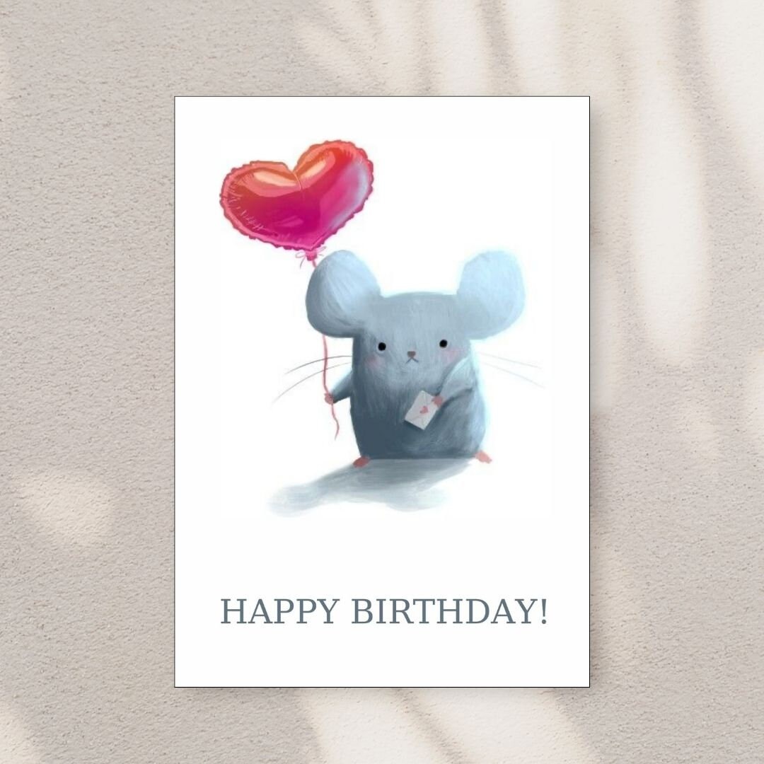 Funny Animal Birthday Card, Humor-cute Card, Birthday Gift Card ...