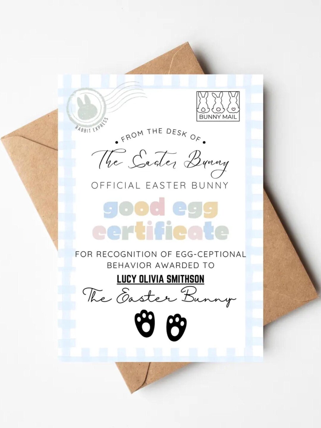 EDITABLE Official Easter Bunny Letter From the Desk of the Easter Bunny ...