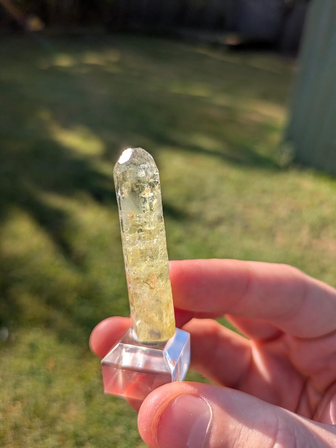 Etched Heliodor Crystal Brazil - Etsy