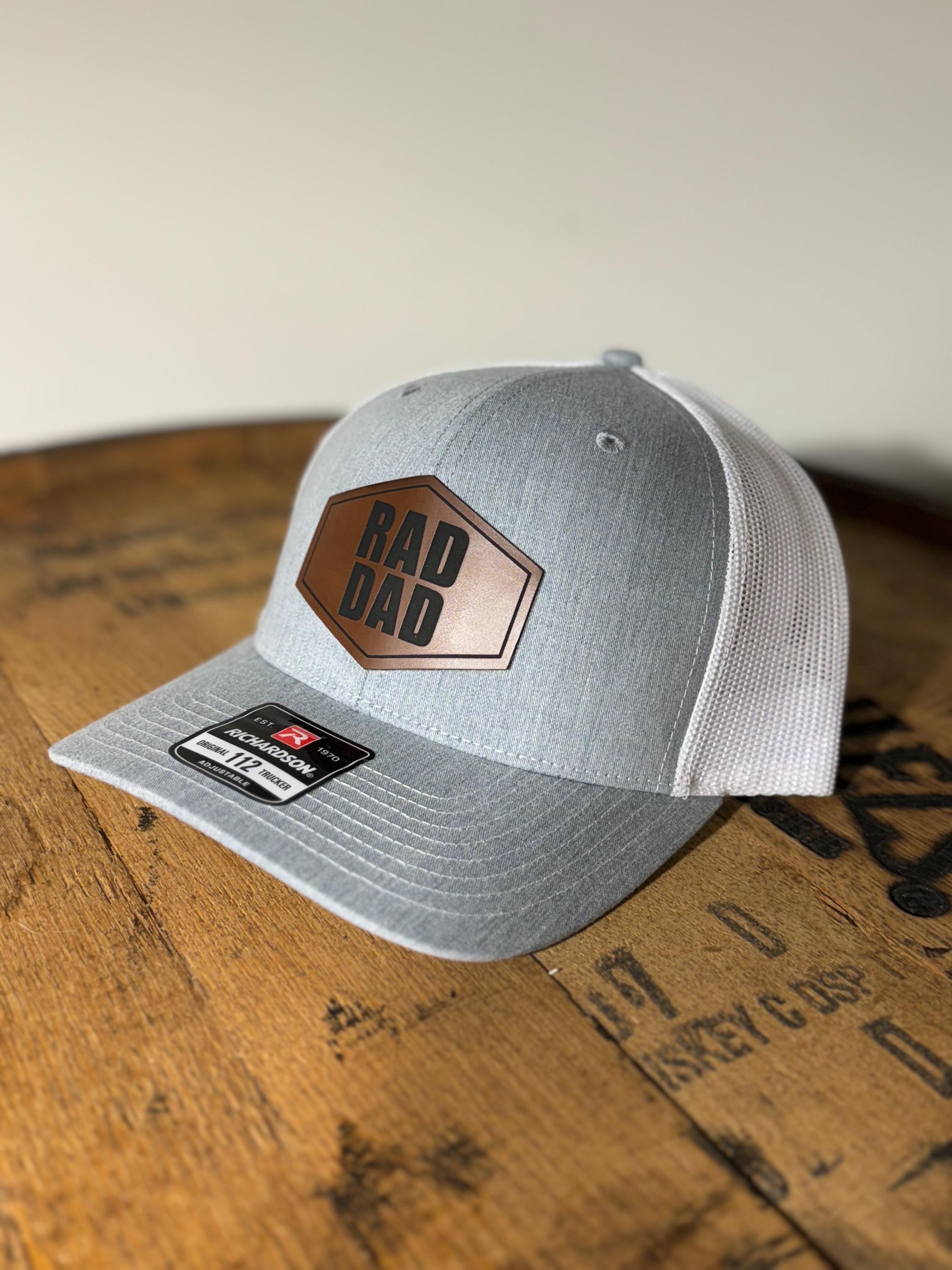 RAD Dad, Dad Hat, Dad Leather Patch Hat, Gifts for Him, Dad Gift ...