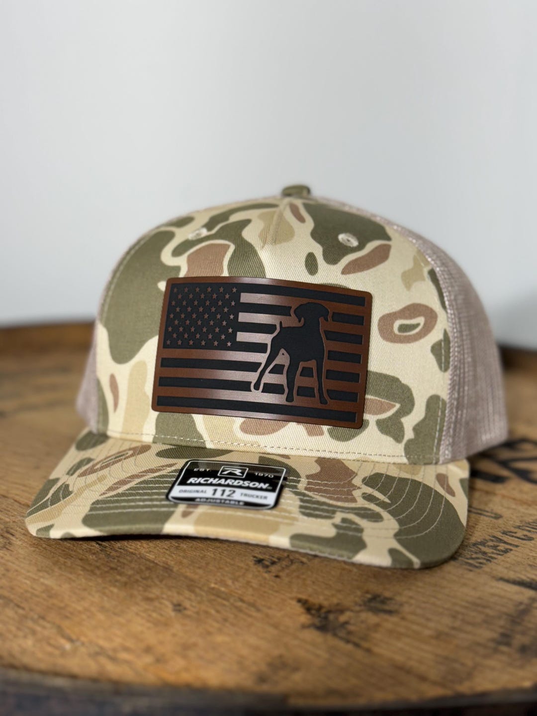 GSP American Flag / GSP Patch / Hunting Hat / NEW R112 Duck Camo ...