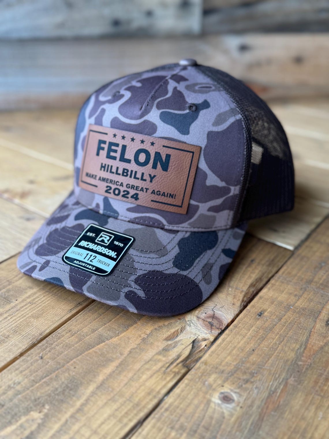Felon Hillbilly 2024 Trump Vance 2024 Trump Trucker Hat MAGA Hat Trump ...