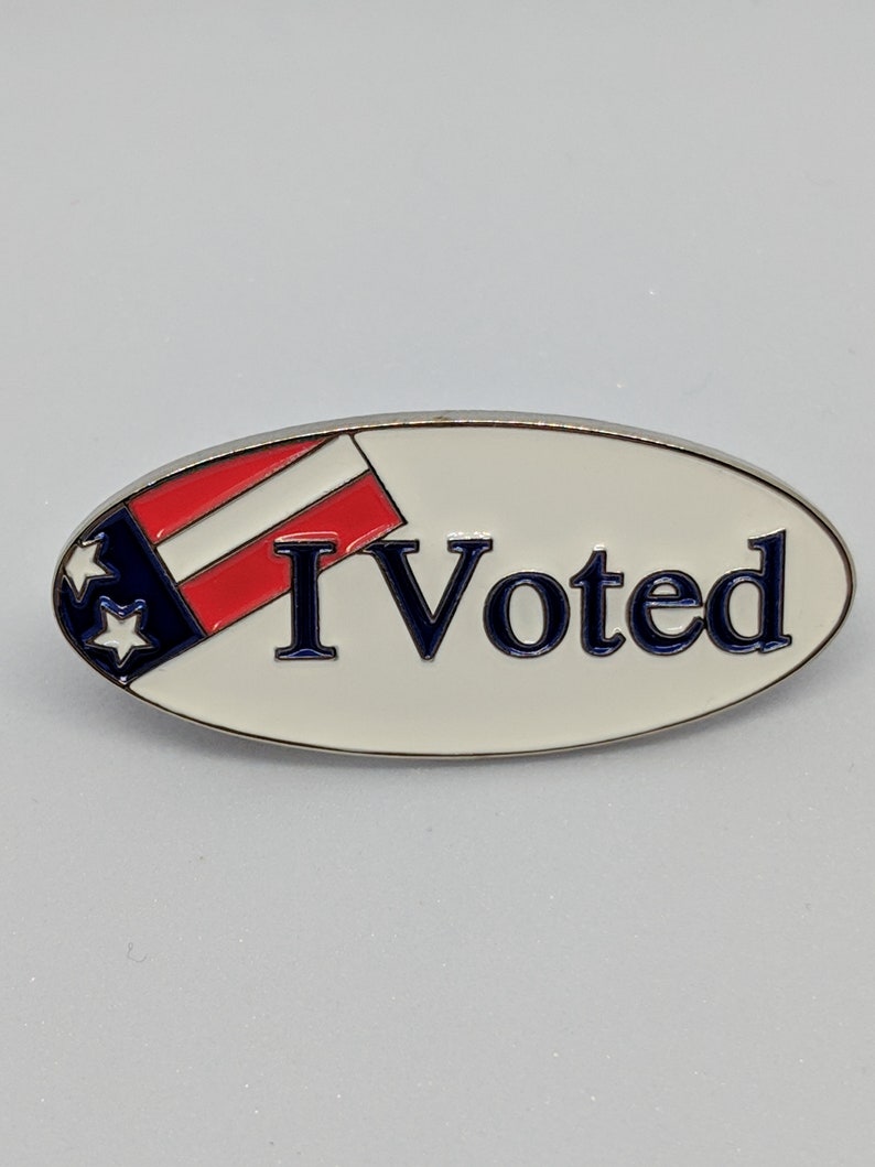 I Voted Soft Enamel Pin. Let Everyone Know That You Voted With - Etsy