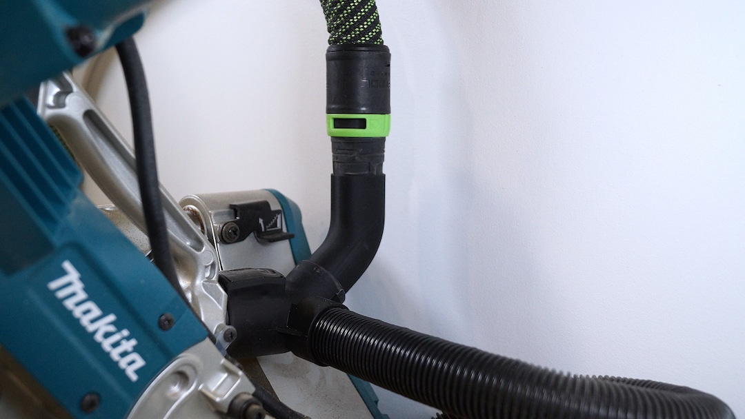 Miter Station Dust Collection Fitting Makita LS1219L Festool Dust ...