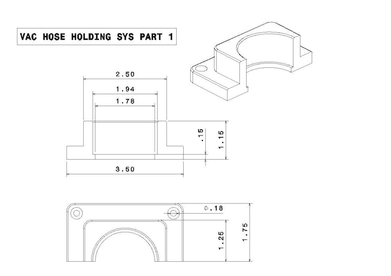 Rigid Vaccum Hose Holding System Hose Retention System for Rigid Shop ...