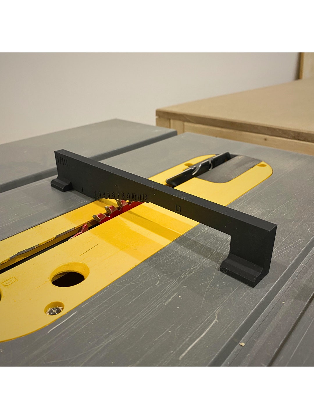 Saw Step Gauge Height Gauge Table Saw Blade Tool Works Saw Height Gauge ...