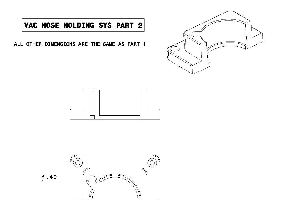 Rigid Vaccum Hose Holding System Hose Retention System for Rigid Shop ...