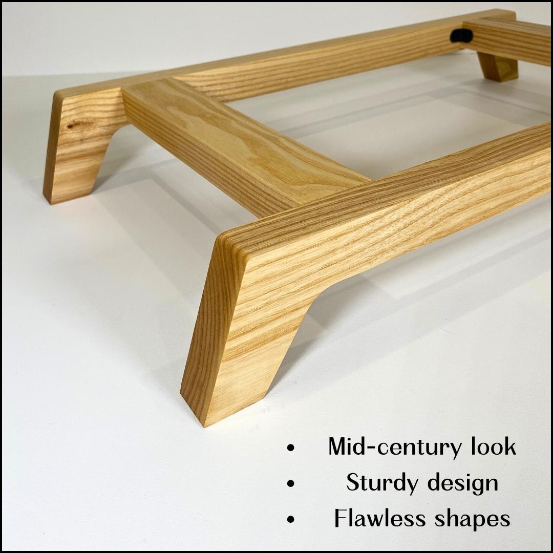 IKEA Kallax Hack Riser Legs Wooden Frame Made of Solid Wood 4 Box ...