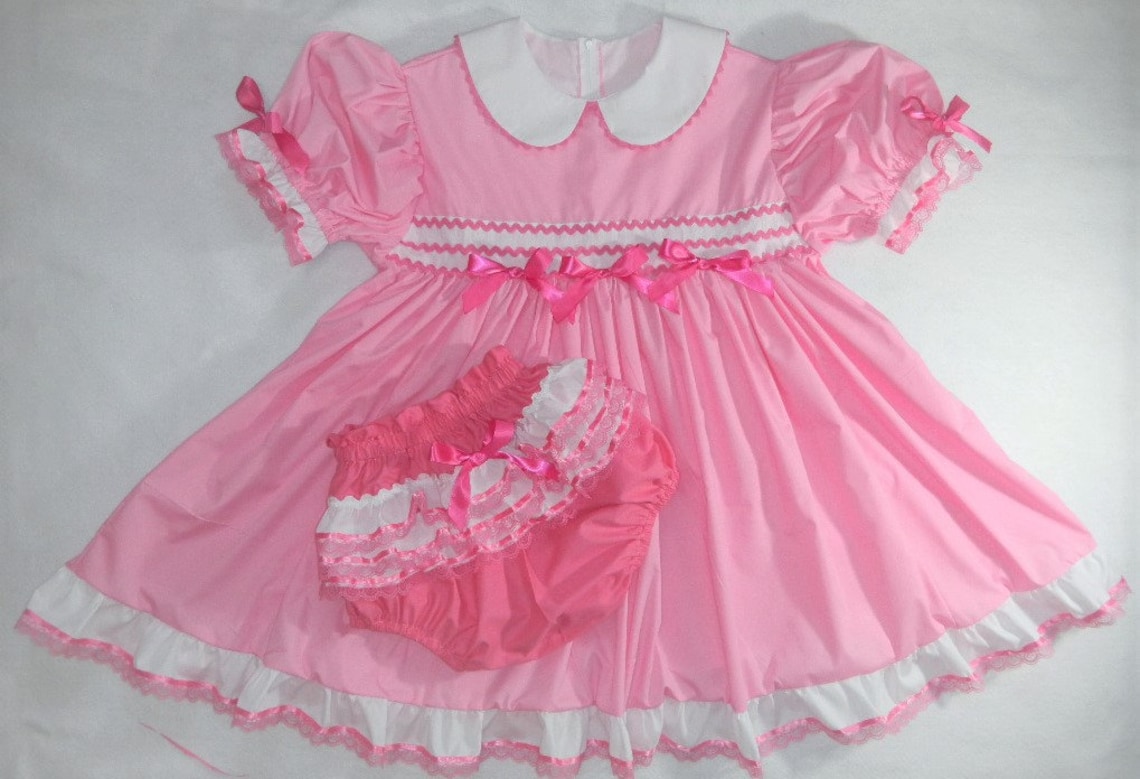 WYSIWYG Adult Baby Sissy Littles Abdl Strawberry Jelly Dress Set My ...