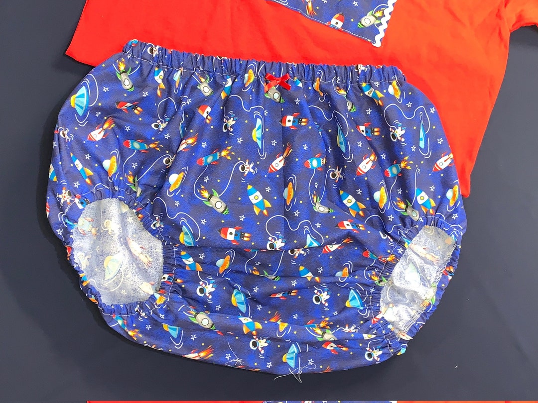 Adult Baby Sissy Littles Abdl SPACE ROCKET Diaper Cover Dress up My ...