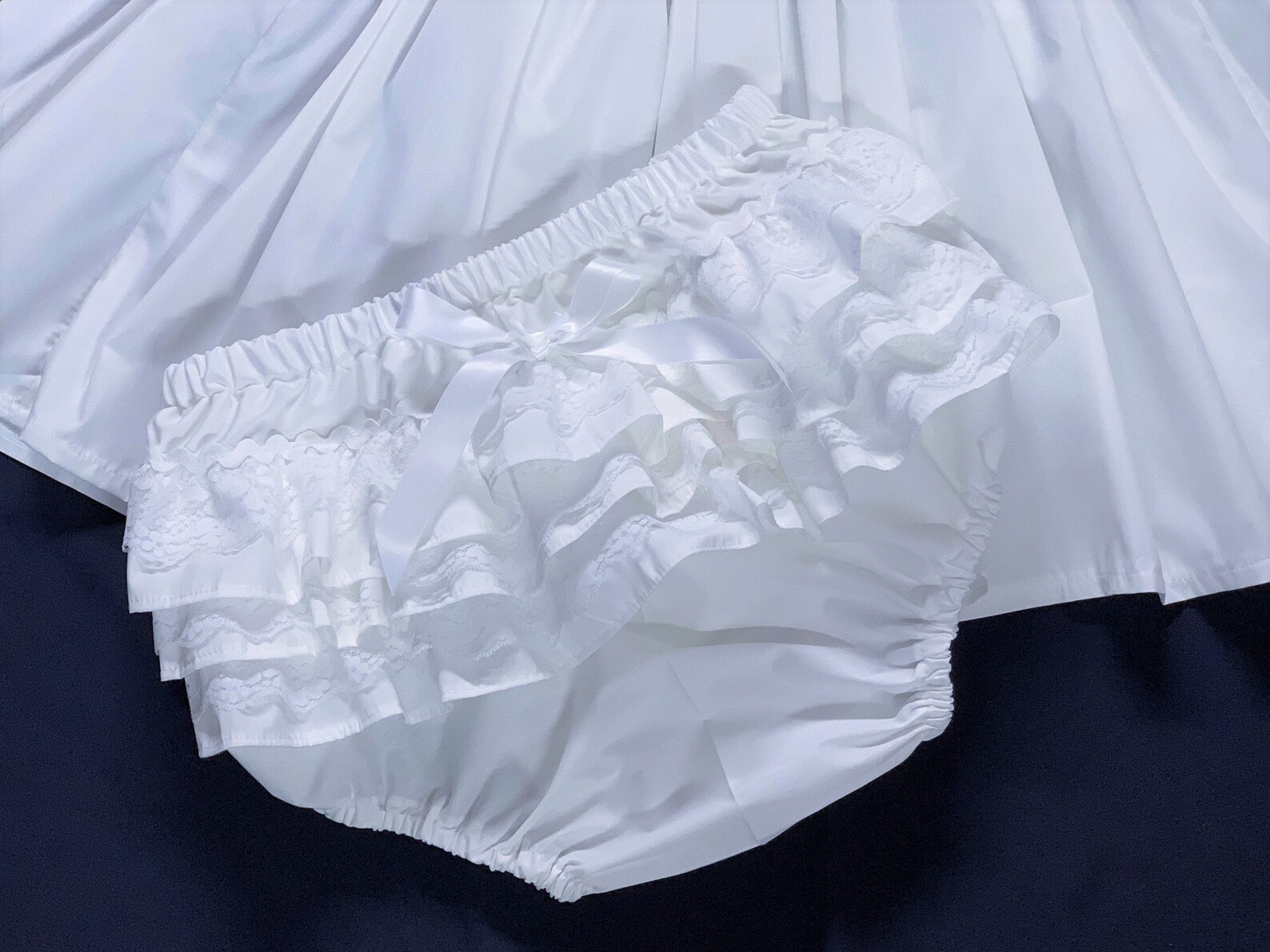 Adult Baby Sissy Littles Abdl WHITE CLOUD Diaper Cover Dress - Etsy