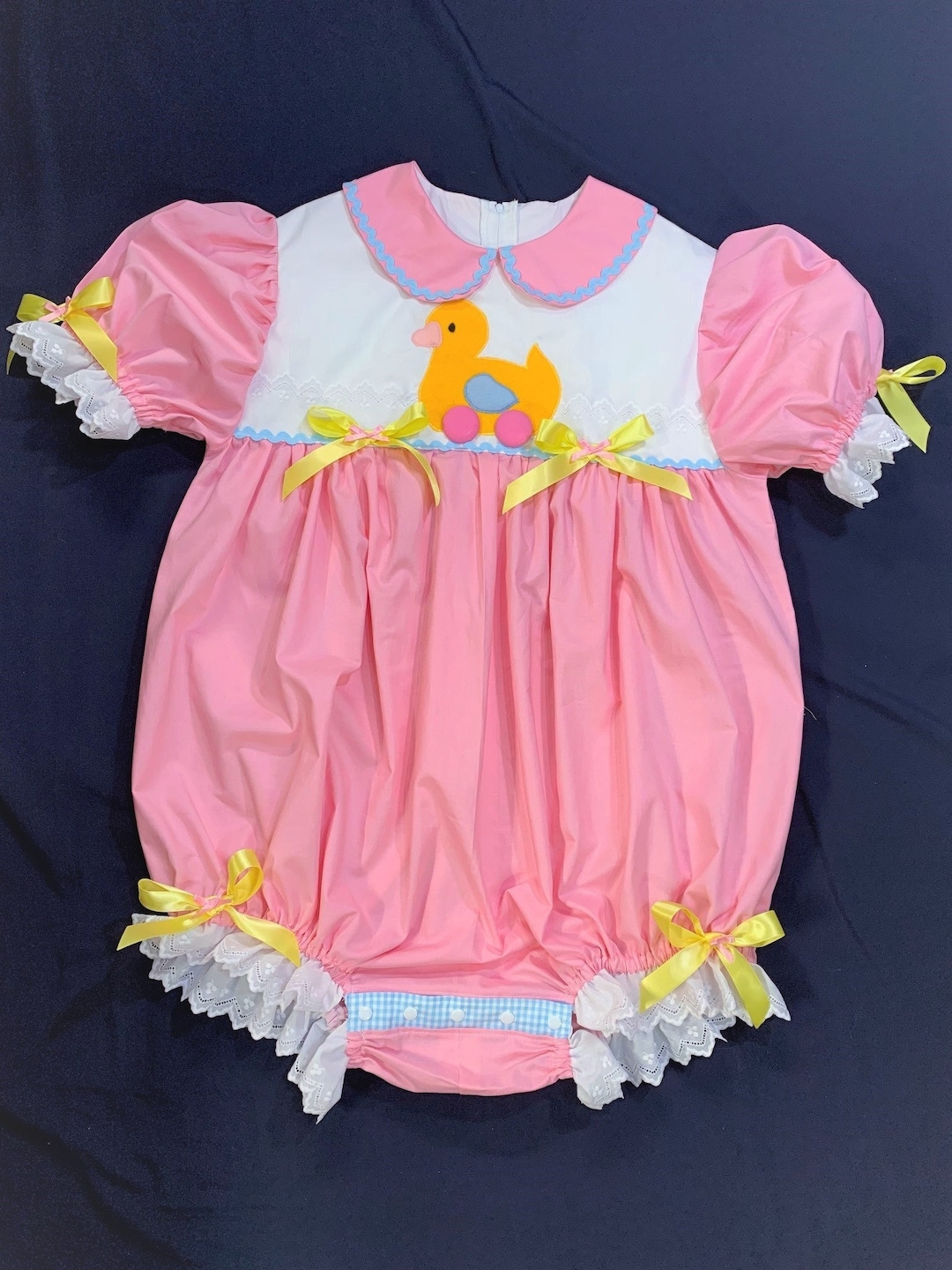 Adult Baby Sissy Littles Abdl DUCKY BUBBLE ROMPER Dress up My Binkies ...