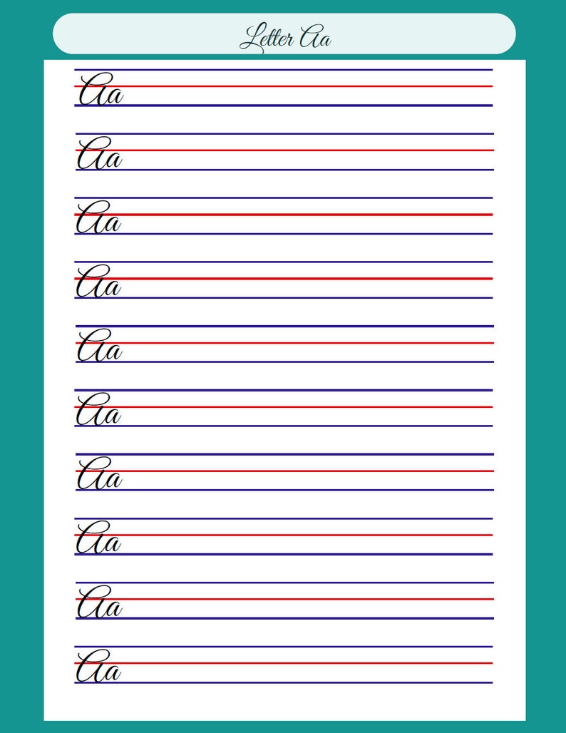 Cursive Writing Tool - Etsy