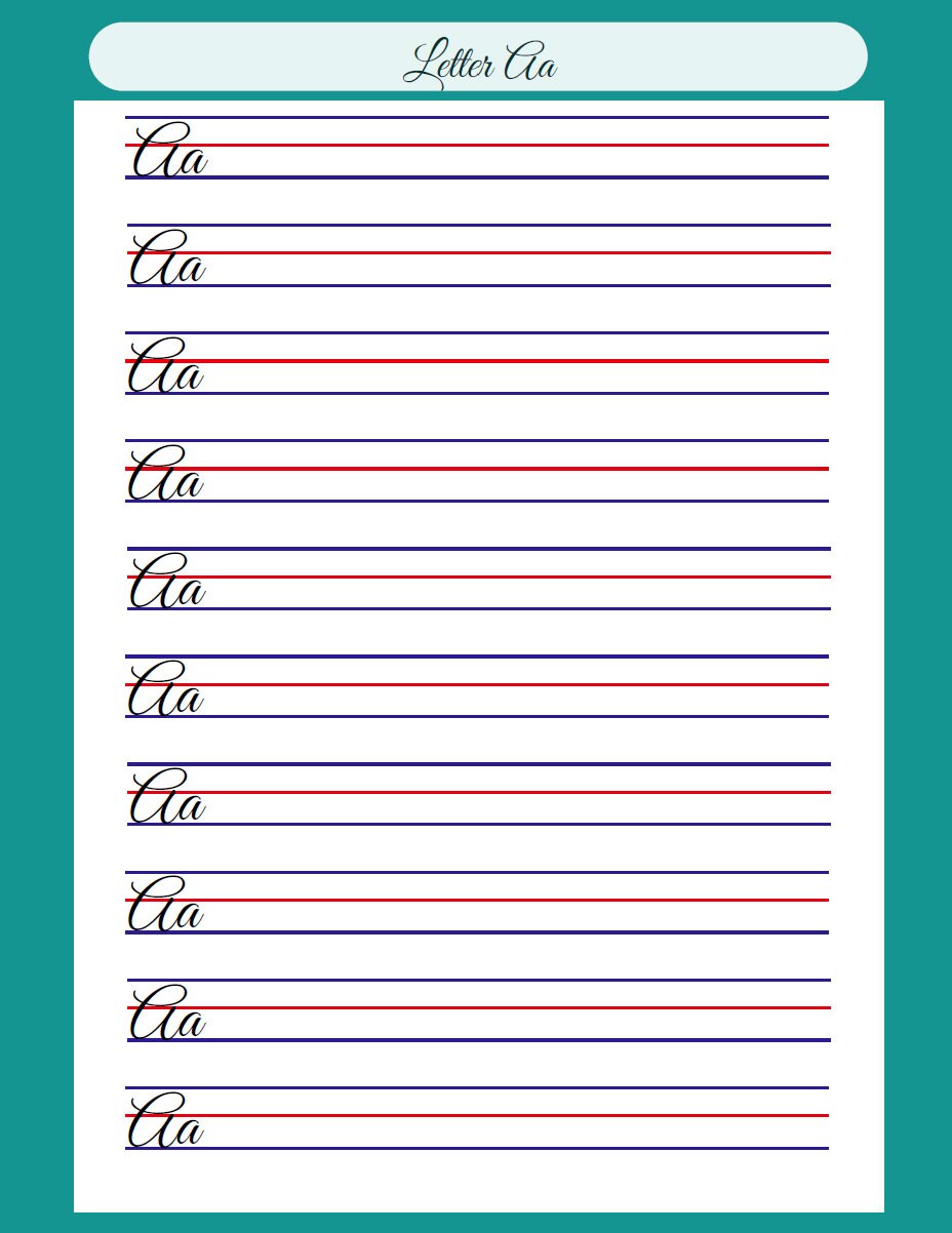 Cursive Writing Tool - Etsy