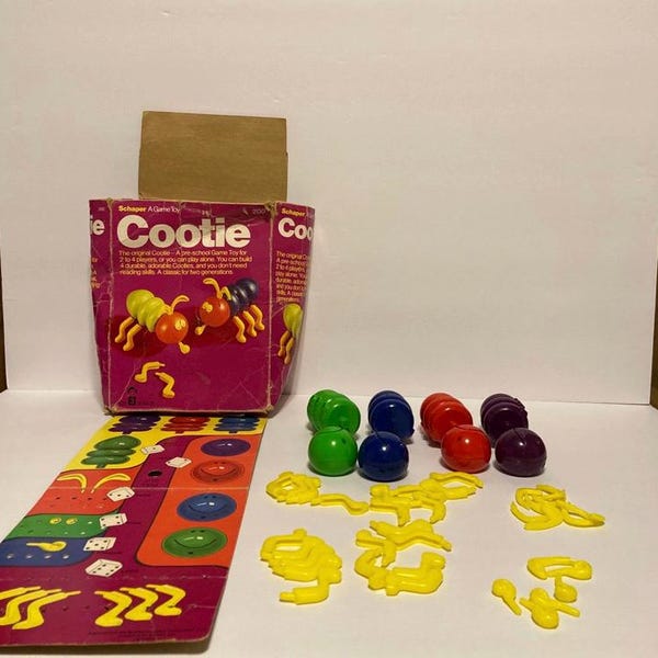 Vintage Cootie Game - Etsy