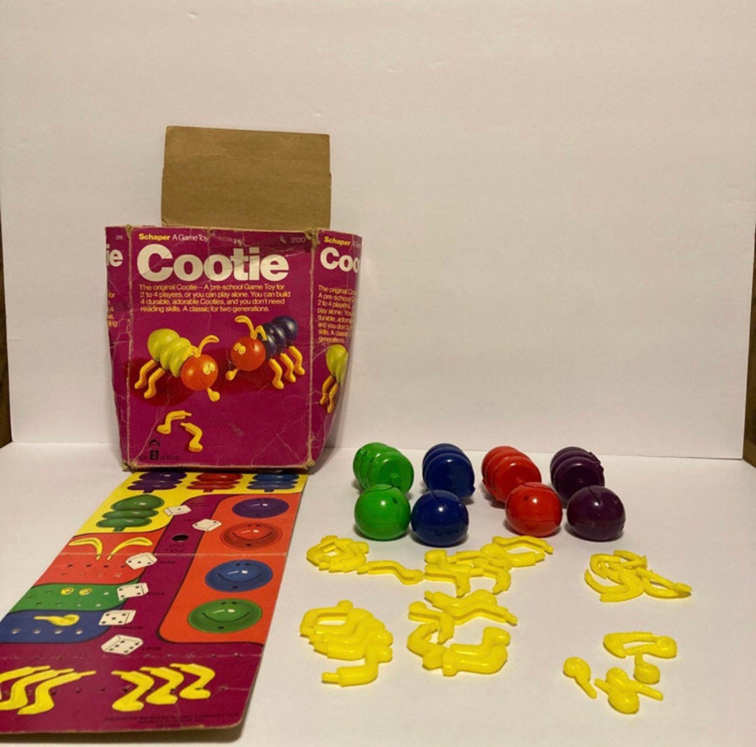 Cootie Game 1982 Vintage in Good Shape Missing a Few Pieces - Etsy
