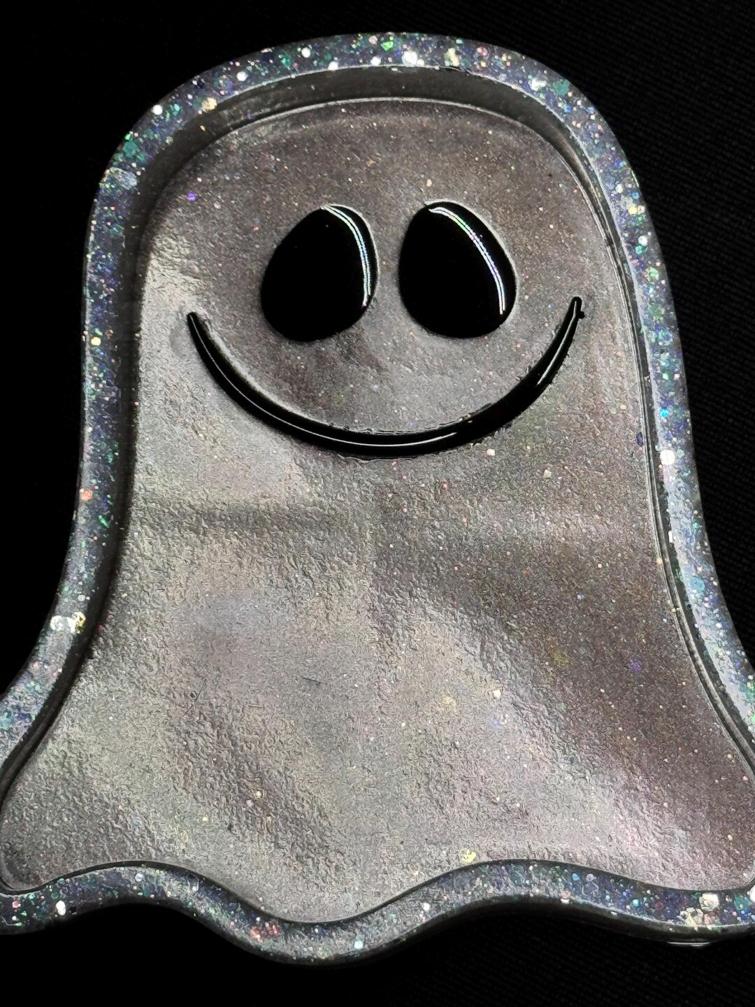 Resin Ghost Tray, Holographic Halloween Decor, Candy Dish - Etsy
