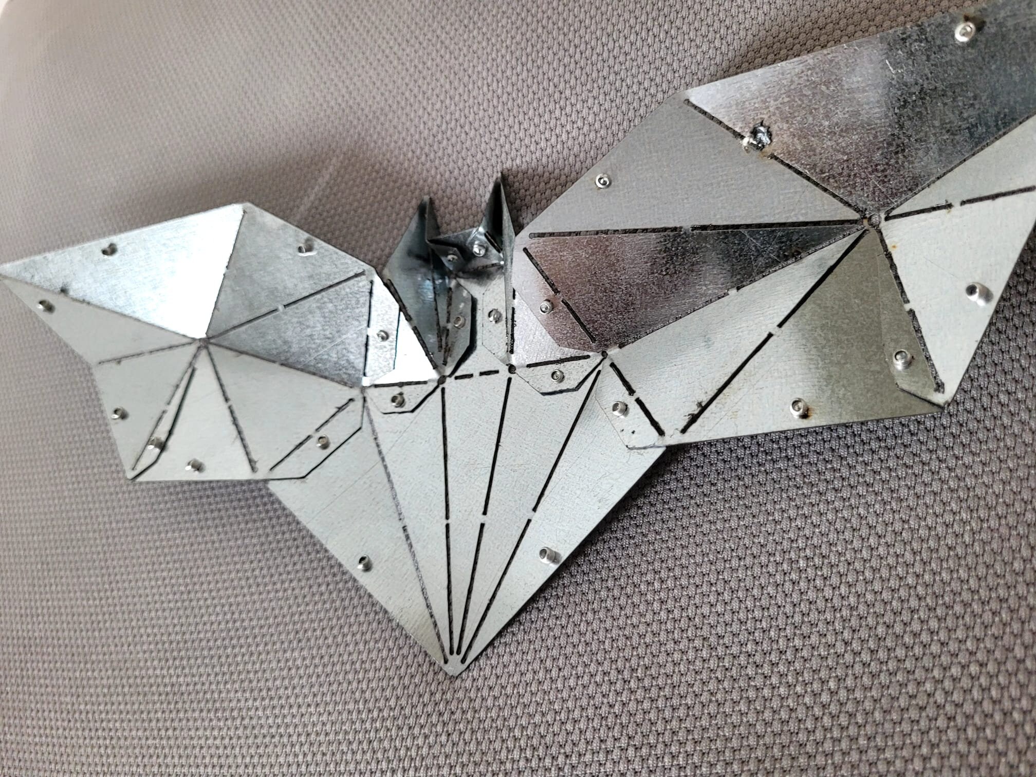 Metal Bat Without Welding. DXF Laser Cutting Template. Bat Gifts / Bat ...