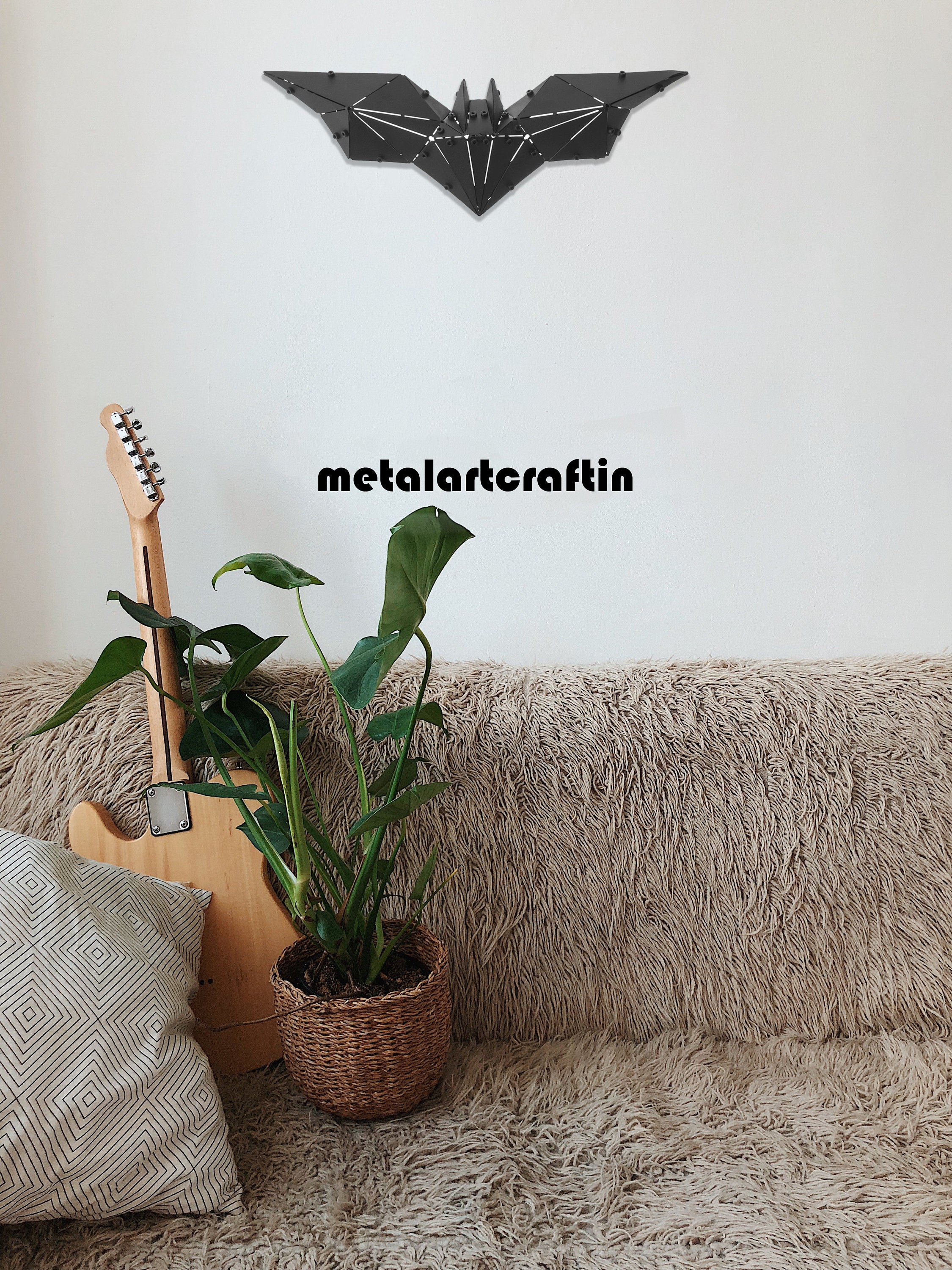 Metal Bat Without Welding. DXF Laser Cutting Template. Bat Gifts / Bat ...