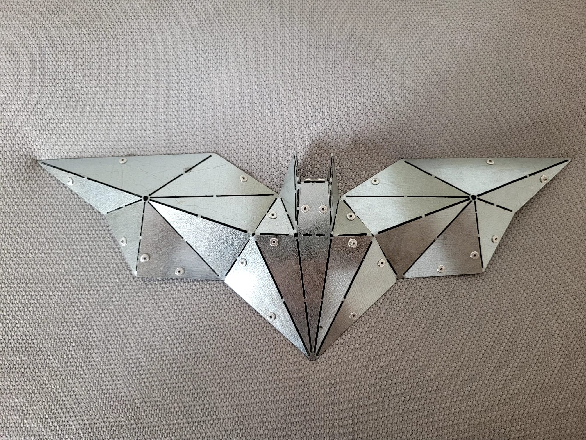 Metal Bat Without Welding. DXF Laser Cutting Template. Bat Gifts / Bat ...