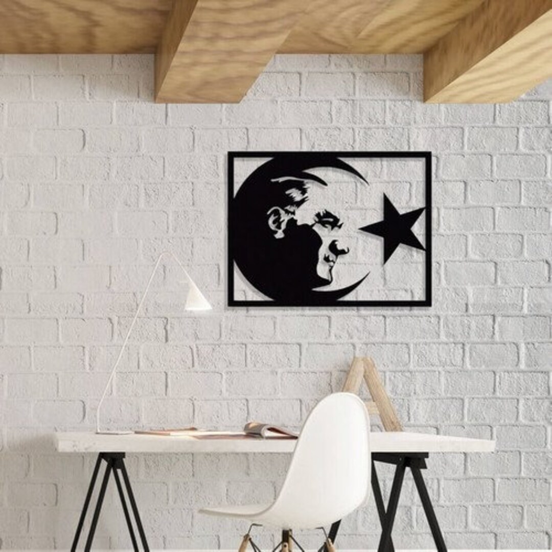 Mustafa Kemal Atatürk Metal Tablo DXF. - Etsy