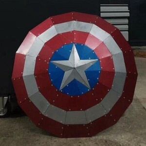 Captain America Shield DXF, PDO, Wall Art, 3D Metal Wall Art, Wall ...