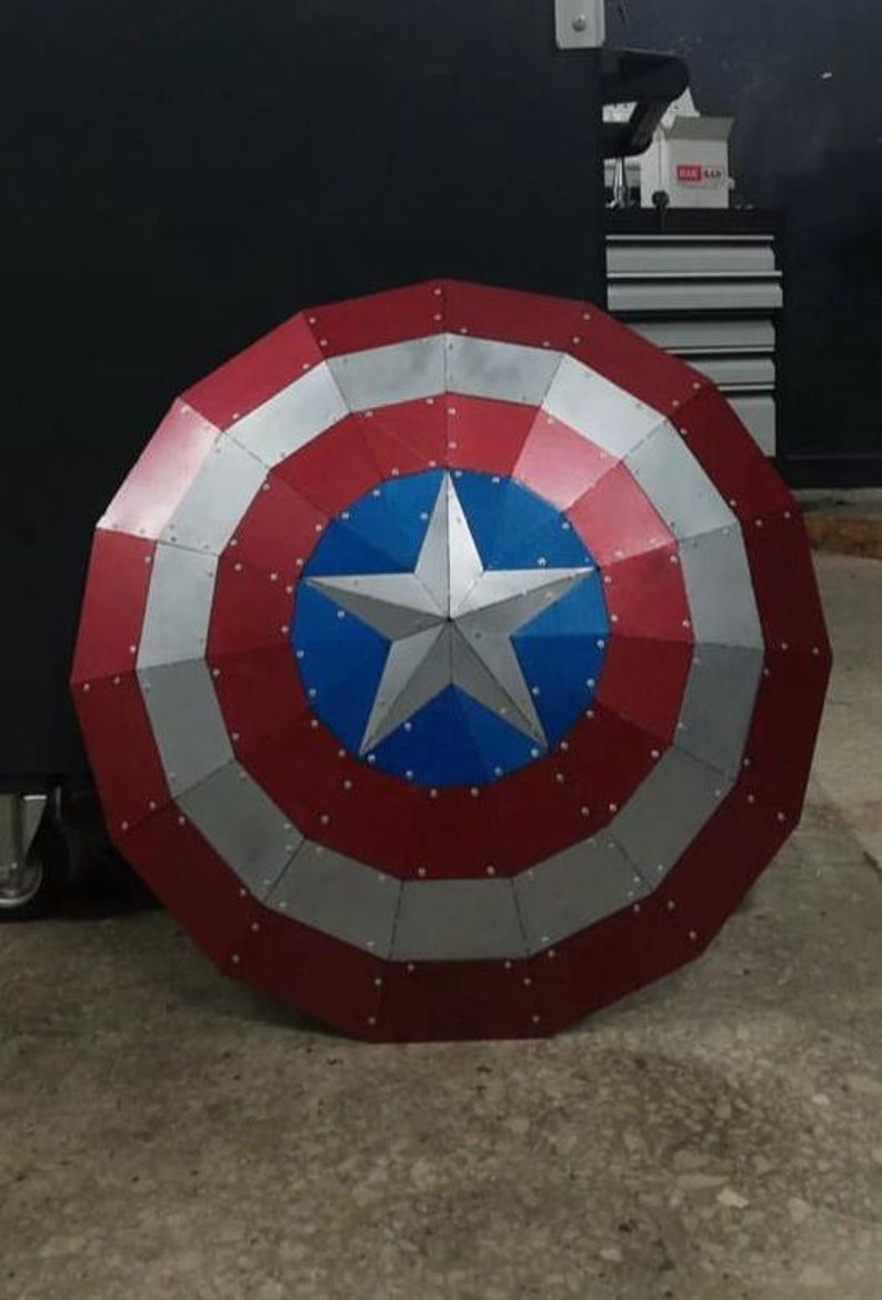 Captain America Shield DXF, PDO, Wall Art, 3D Metal Wall Art, Wall ...